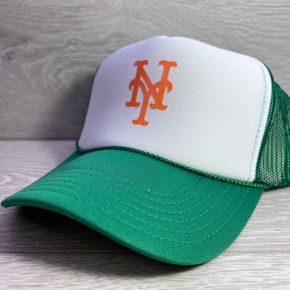 OTTO | Accessories | New Vintage Style New York Mets Ny Kelly Green White Trucker Hat Cap | Poshmark